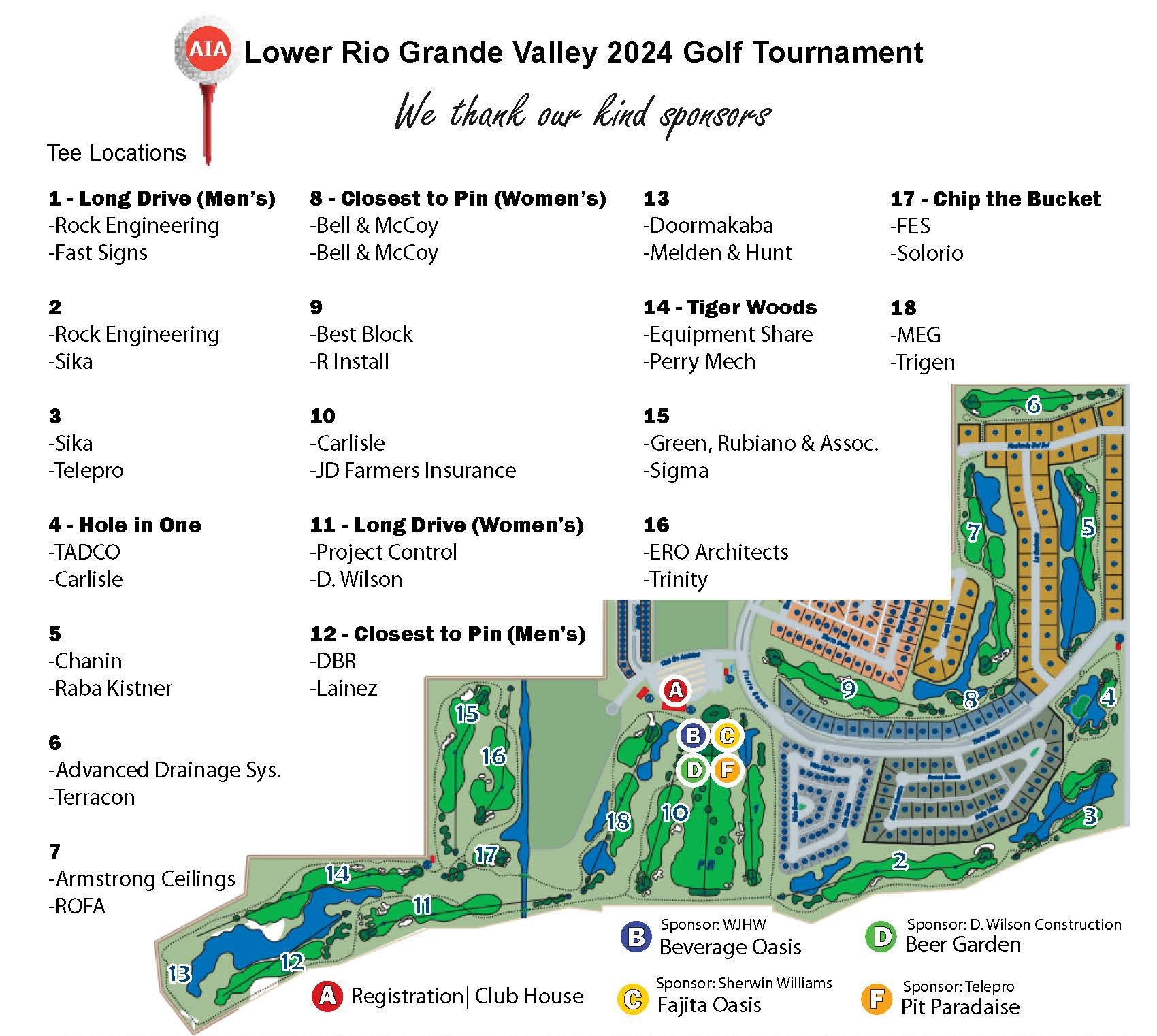 AIA-LRGV Fundraising Golf Tournament